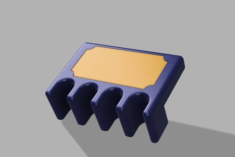 3D Print Pool Cue Holder STL Files With Name Plate - Etsy