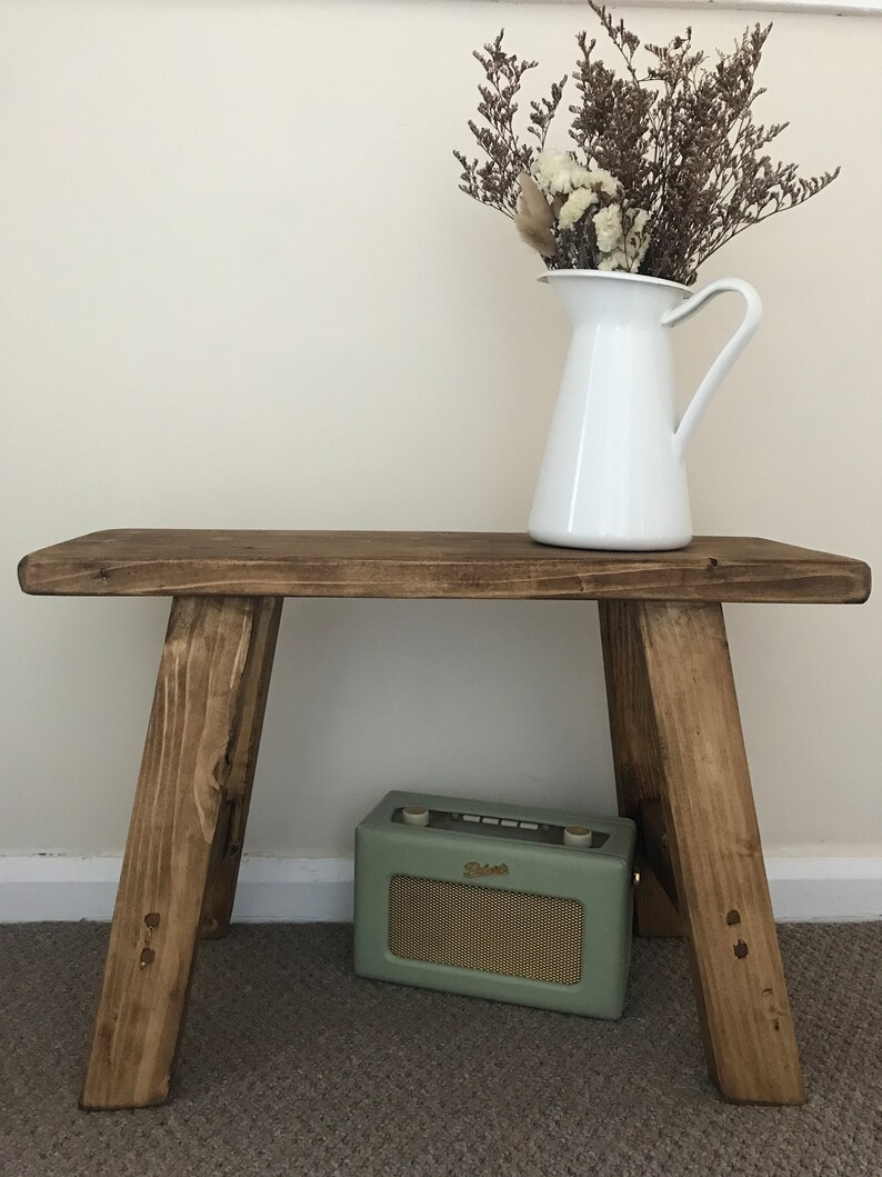 Rustic Milking Stool - Etsy
