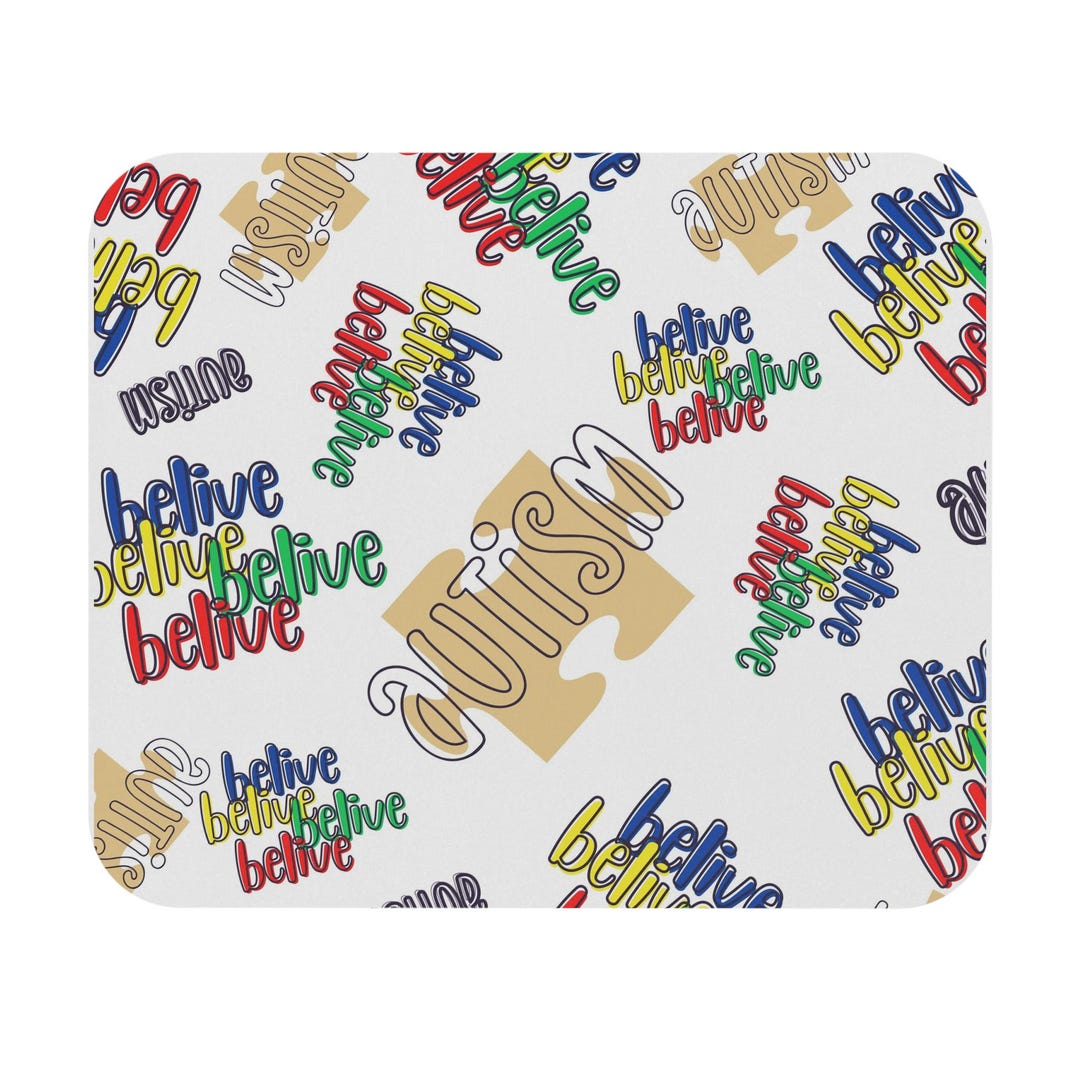 Autism Inspirational Mouse Pad, Supportive Mouse Mat for Autism ...
