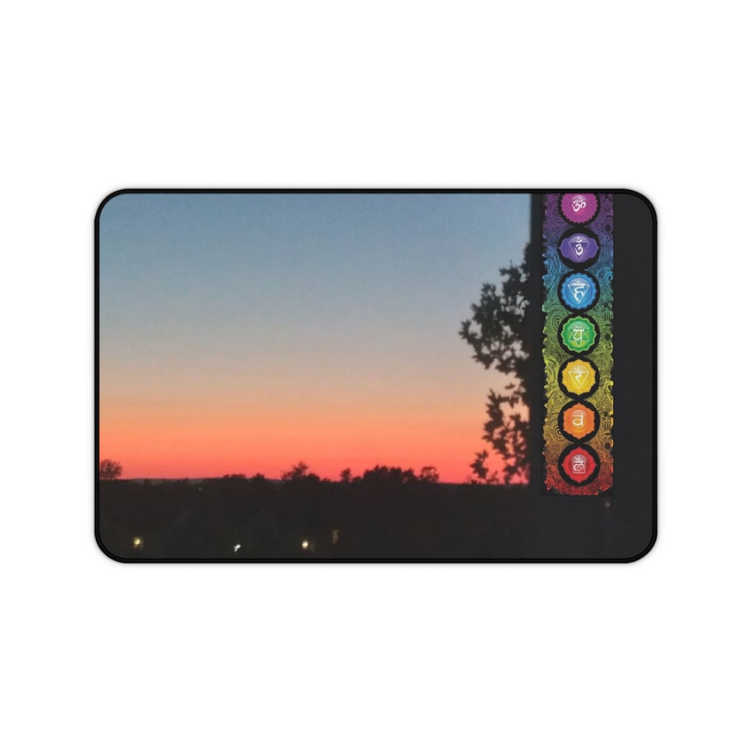 Chakra Sunset Desk Mat - Etsy