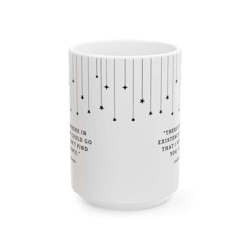 Fourth Wing Ceramic Mug (15oz): Fouth Wing Mug, Xaden Quote, Empyrean ...