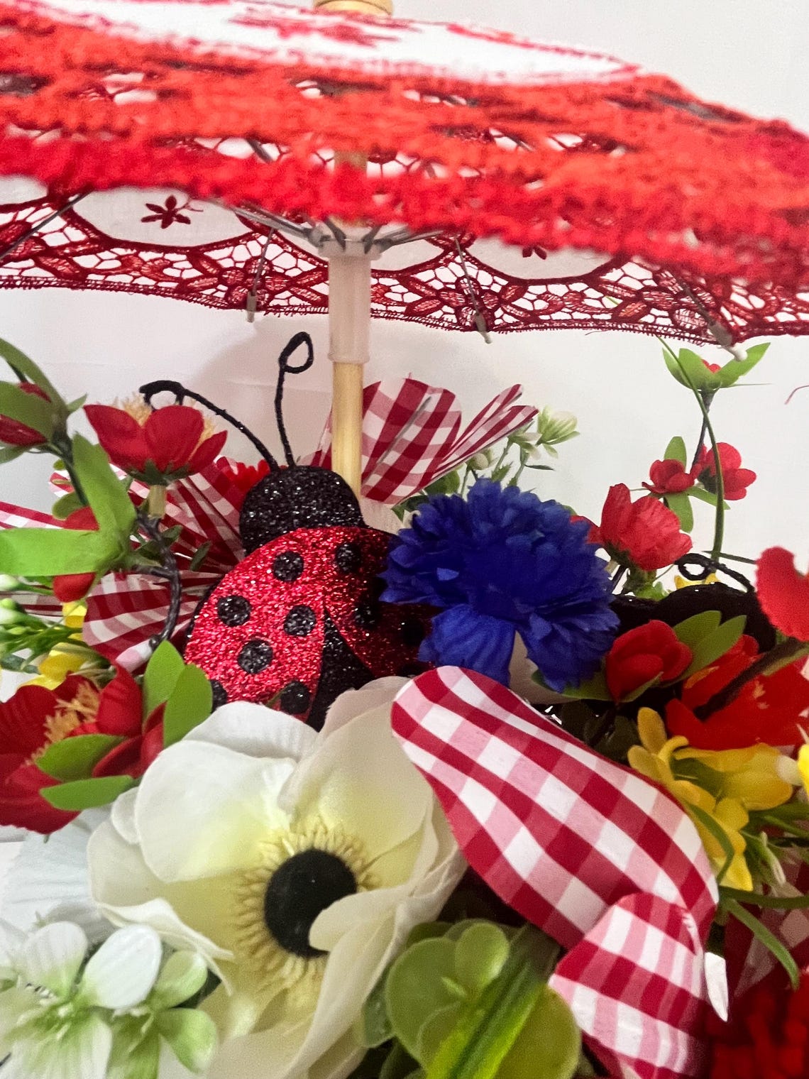 Joyful Blossoms: Vibrant Floral Display in Red Rain Boots - Etsy