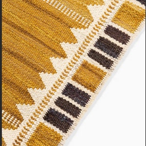 5x7 Mustard Yellow Kilim Area Rug,| Handwoven Rug Flatweave Rug ...