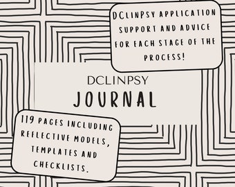 Clinical Psychology Reflection Guide Journal Dclinpsy Application - Etsy
