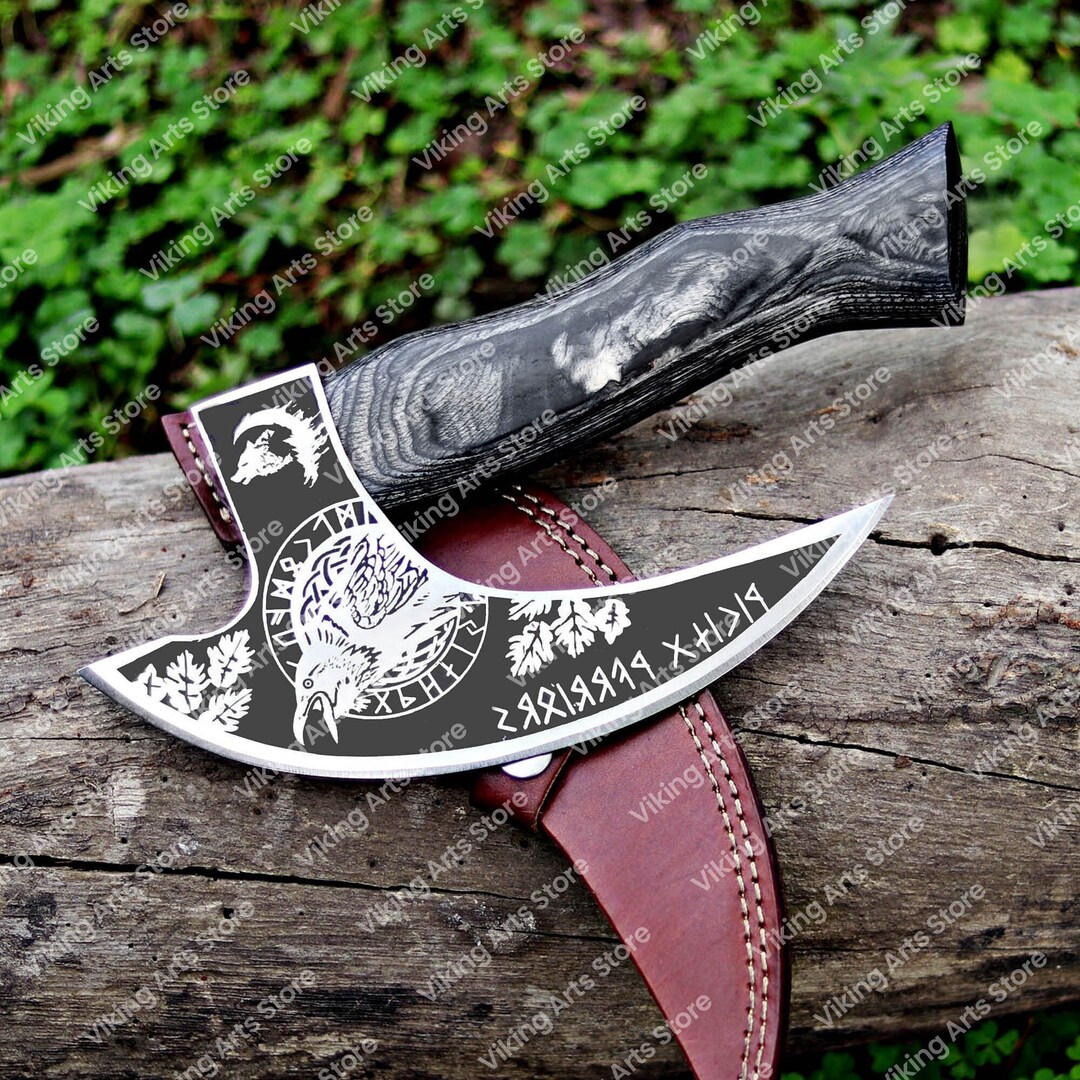 Viking Pizza Cutter Axe, the Original Custom Hand Forged Pizza Axe ...