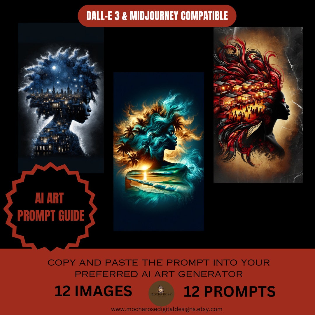 Beauty of Nature Chatgpt AI Art Prompt Guide, 12 African American Woman ...