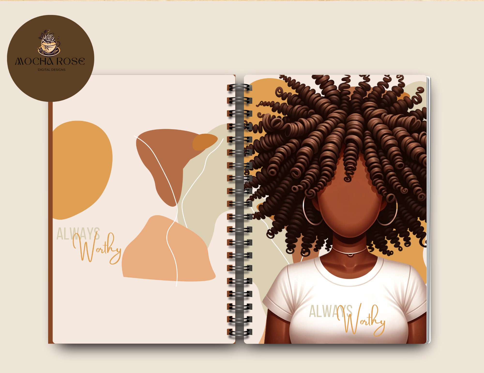 Always Worthy Women Notebook Covers, Journal Covers, African American ...