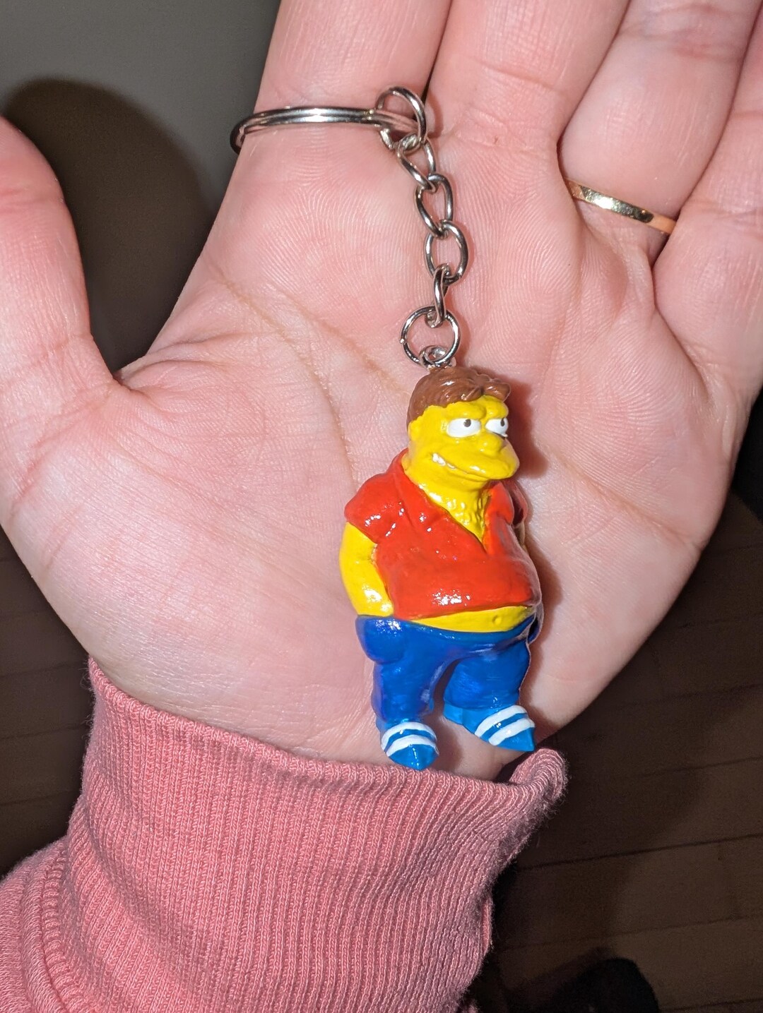 Barney Gumble Personalized Keychain, the Simpsons - Etsy