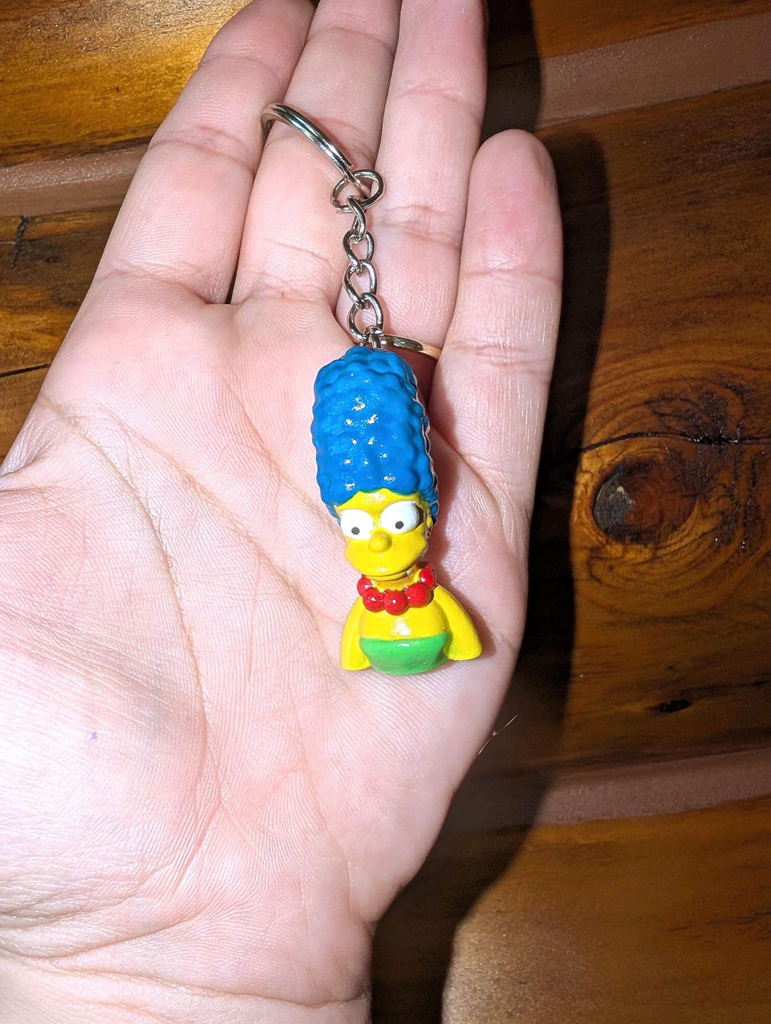 Personalized Key Ring, Marge Simpson, the Simpsons, Mother's Gift ...