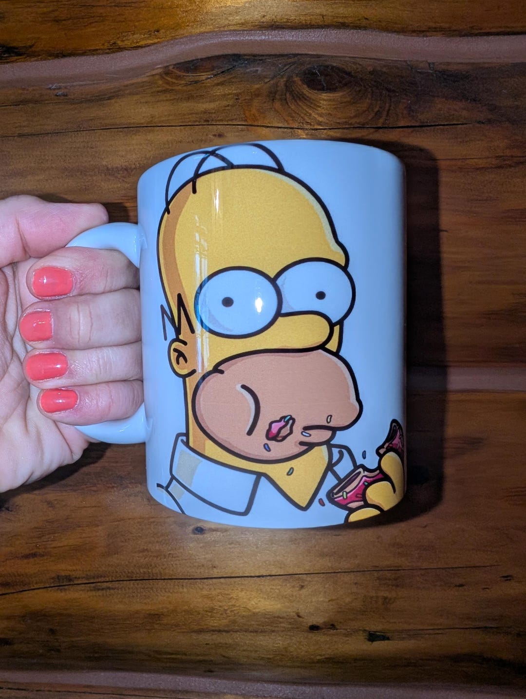 Personalized Mug, Homer Simpson, Original Mug, Funny, Humor, Cartoon ...