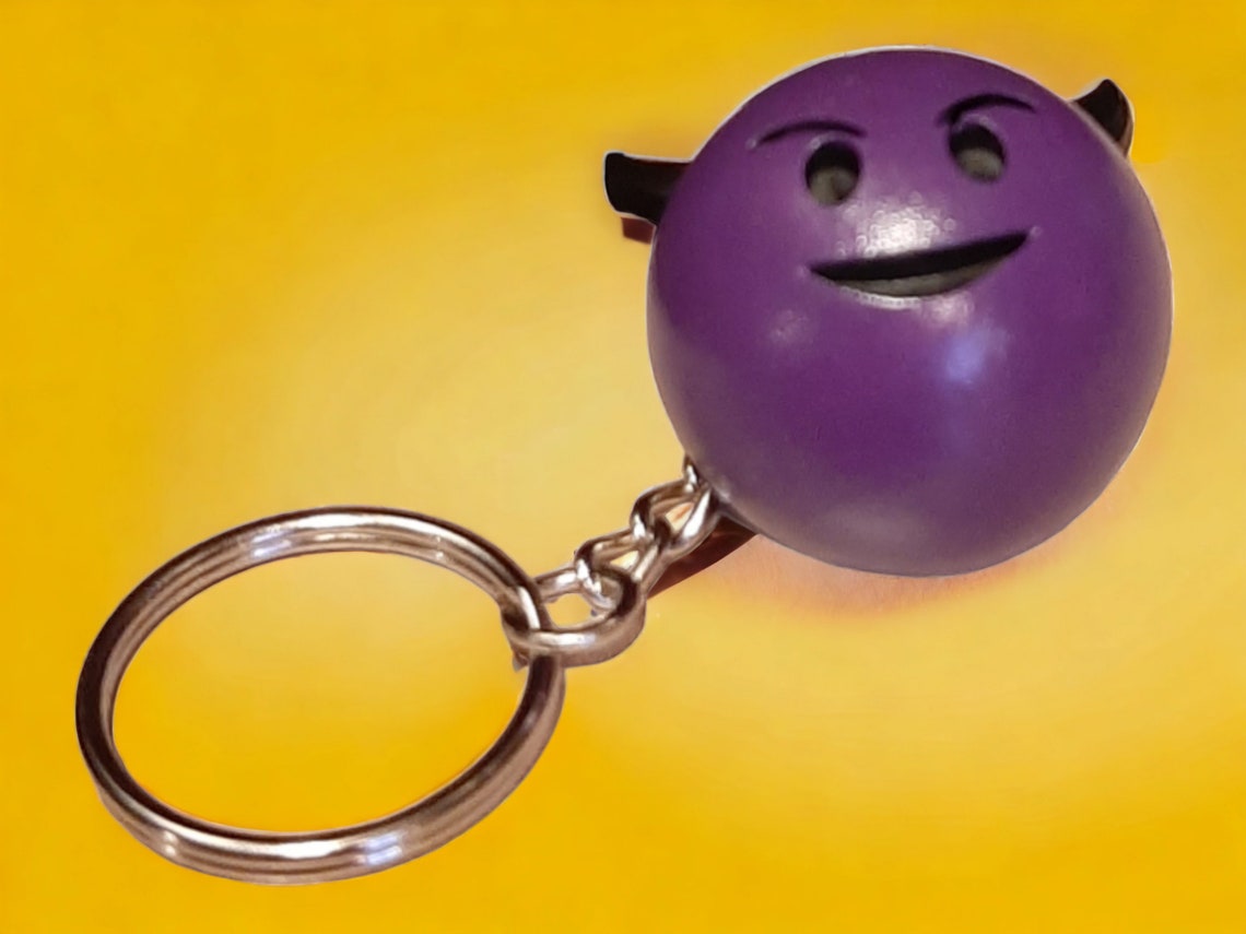Emoji Key Ring - Etsy