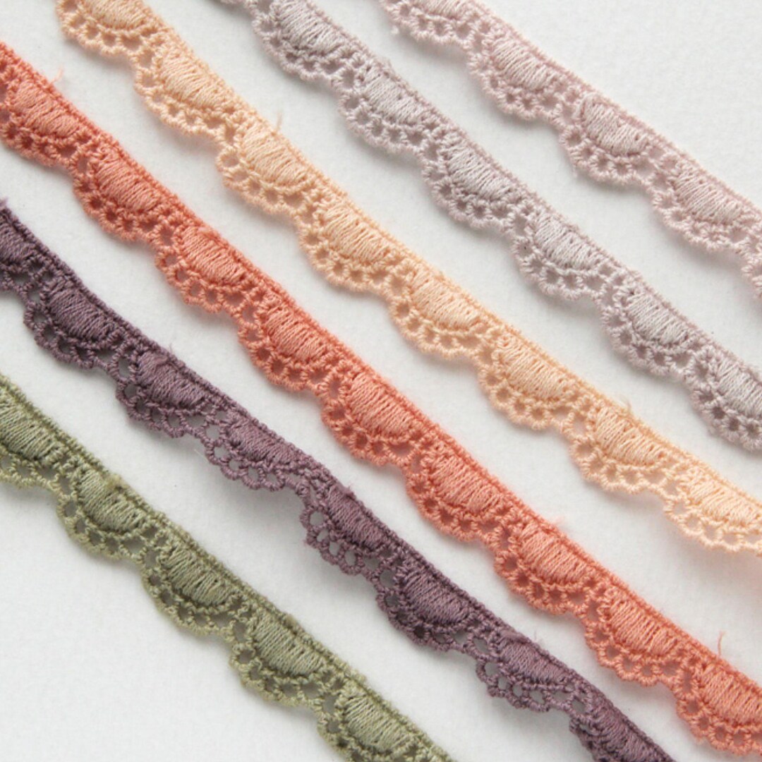 Semicircle Scallop Edge Lace Trim 5/10yards - Etsy