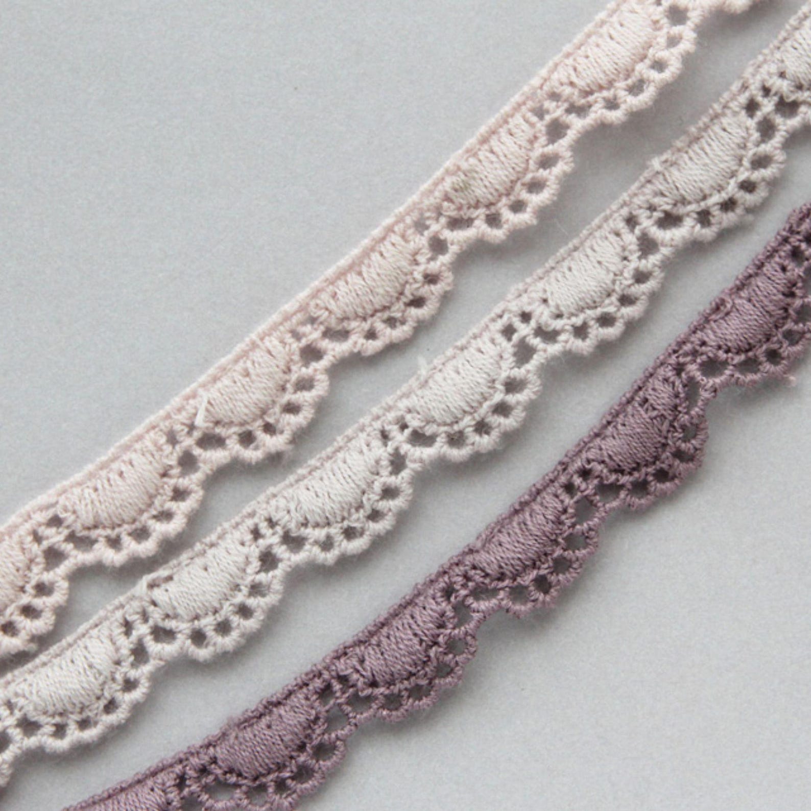 Semicircle Scallop Edge Lace Trim 5/10yards - Etsy