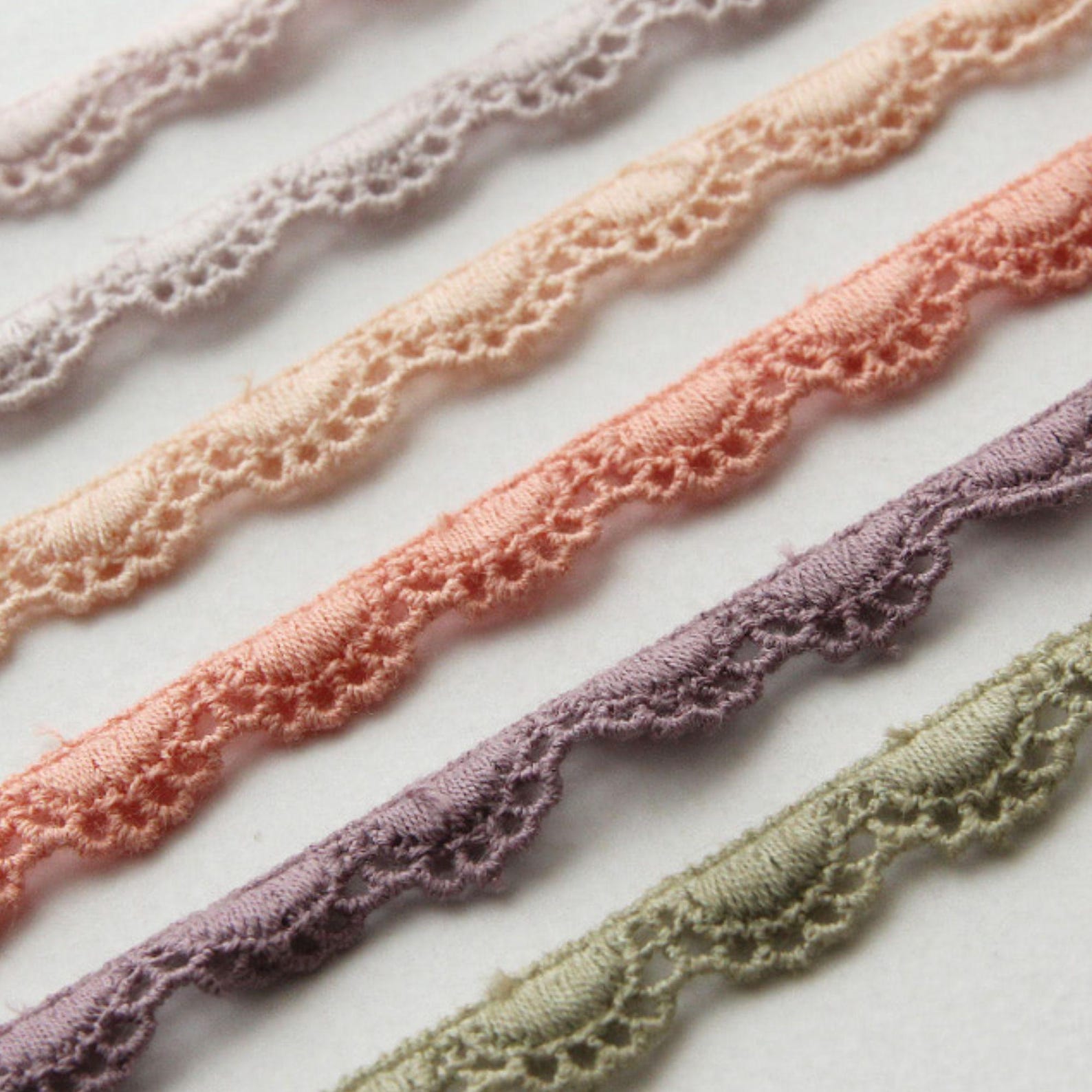 Semicircle Scallop Edge Lace Trim 5/10yards - Etsy