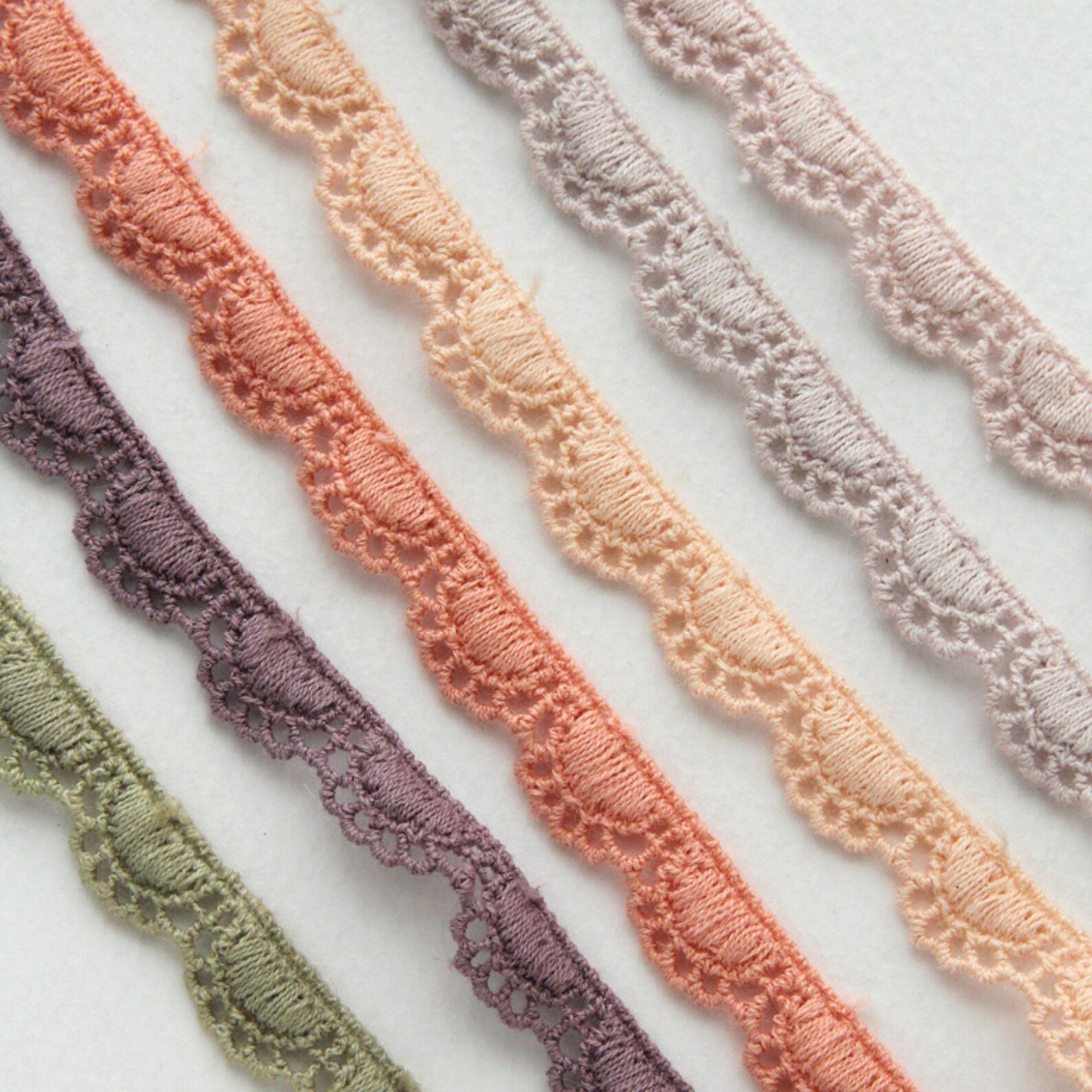 Semicircle Scallop Edge Lace Trim 5/10yards - Etsy