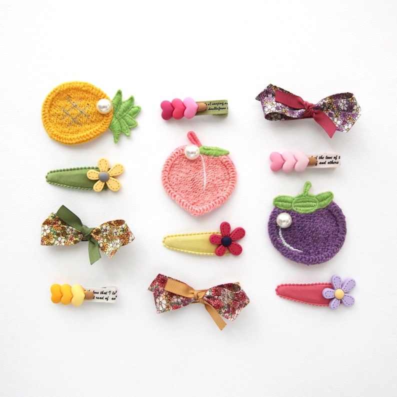 Fruit Embroidered Patch 4/10pcs - Etsy