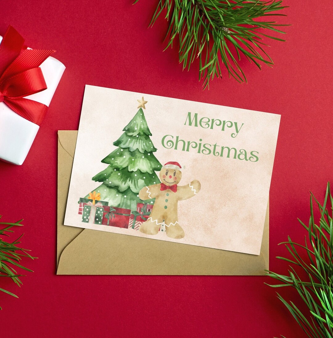 Printable Christmas Card, Printable Holiday Card, Christmas Printable ...
