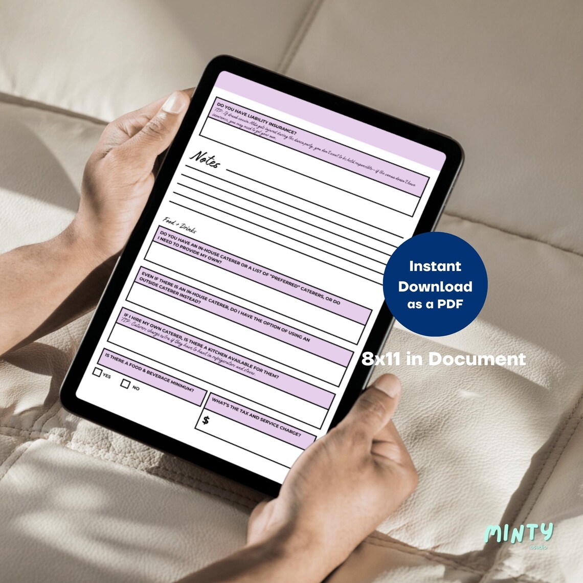 Wedding Venue Questions Checklist | 8-page Printable PDF | Wedding ...