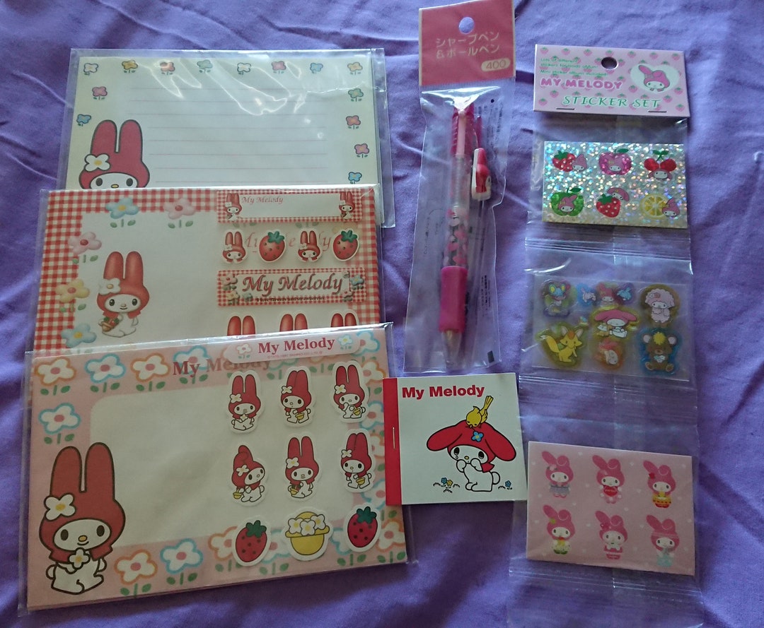 Vintage My Melody Stationary Assorted Set Stickers - Etsy