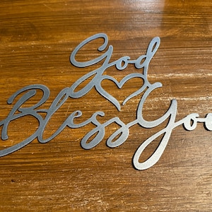 God Bless You Metal - Etsy