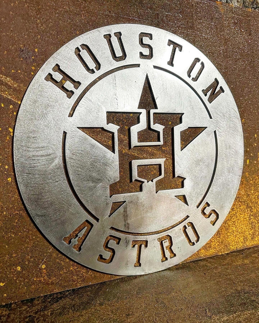 Houston Astros Metal Design - Etsy