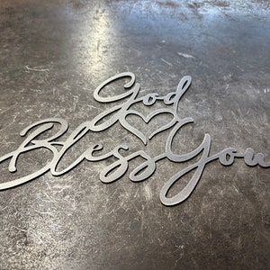 God Bless You Metal - Etsy