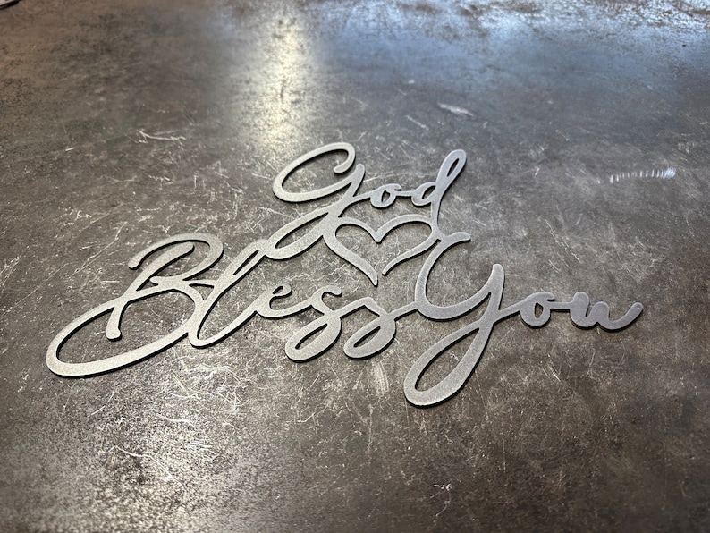 God Bless You Metal - Etsy