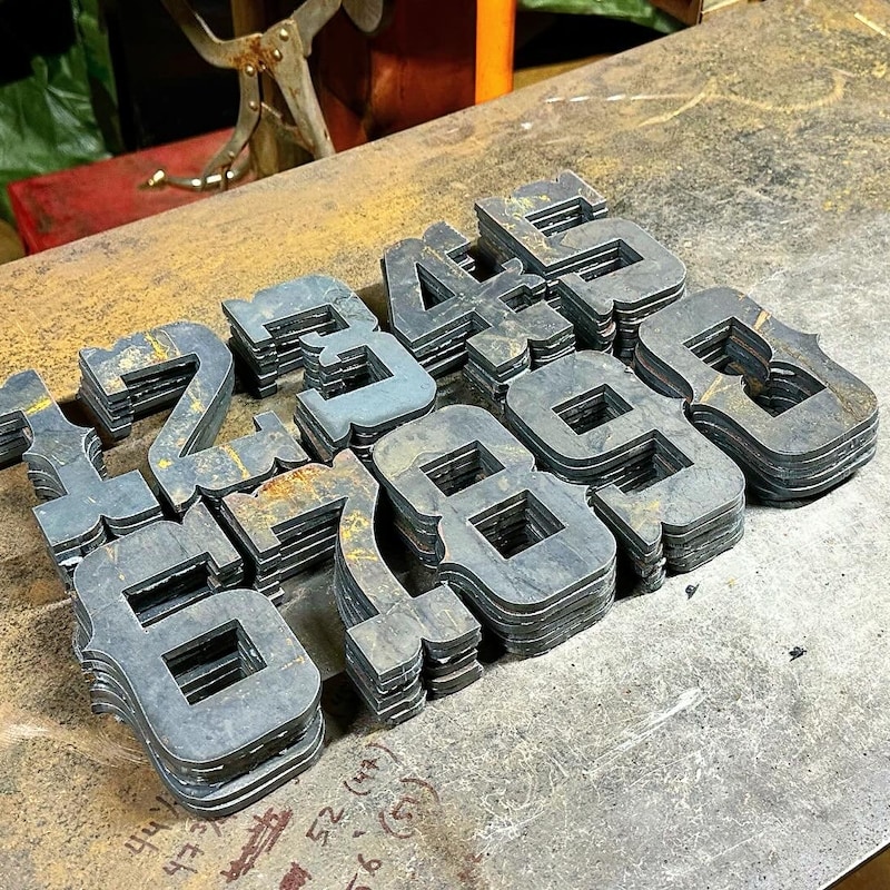 Stone Table Numbers - Etsy