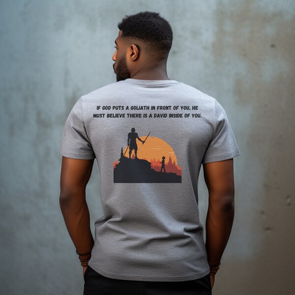 David and Goliath - Etsy