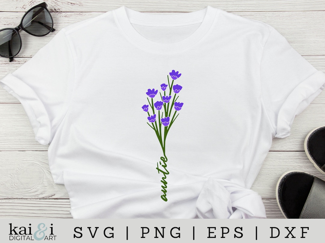 Violet February Birth Flower Svg Birth Month Svg Birth - Etsy