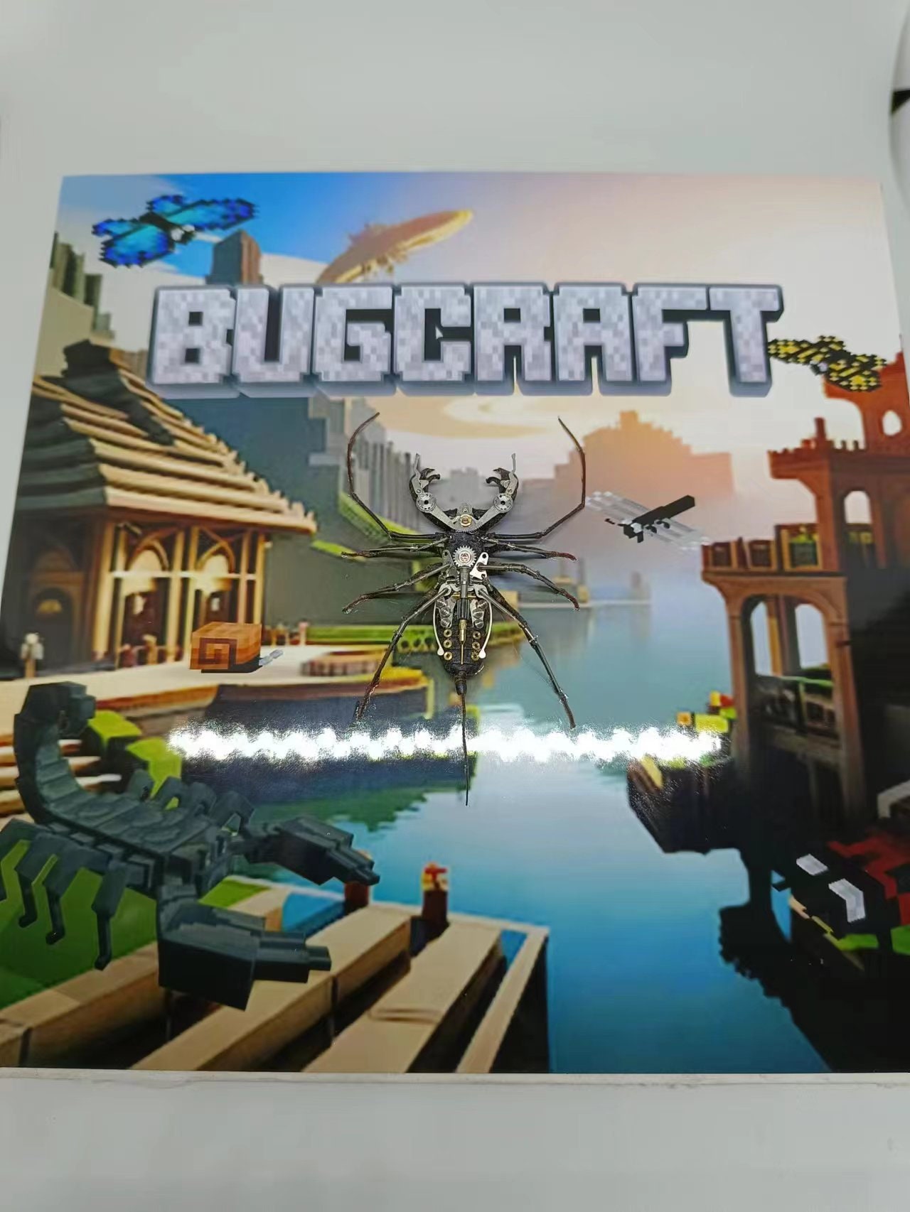 30 Bugcraft Meme Steampunkbugs Bio Mechanical REAL Whitetail Scorpion Sculpture Frame Art ...