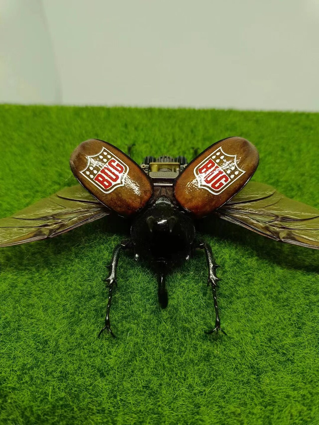 Football Bug Meme Steampunkbugs Bio Mechanical REAL Beetle Sculpture ...