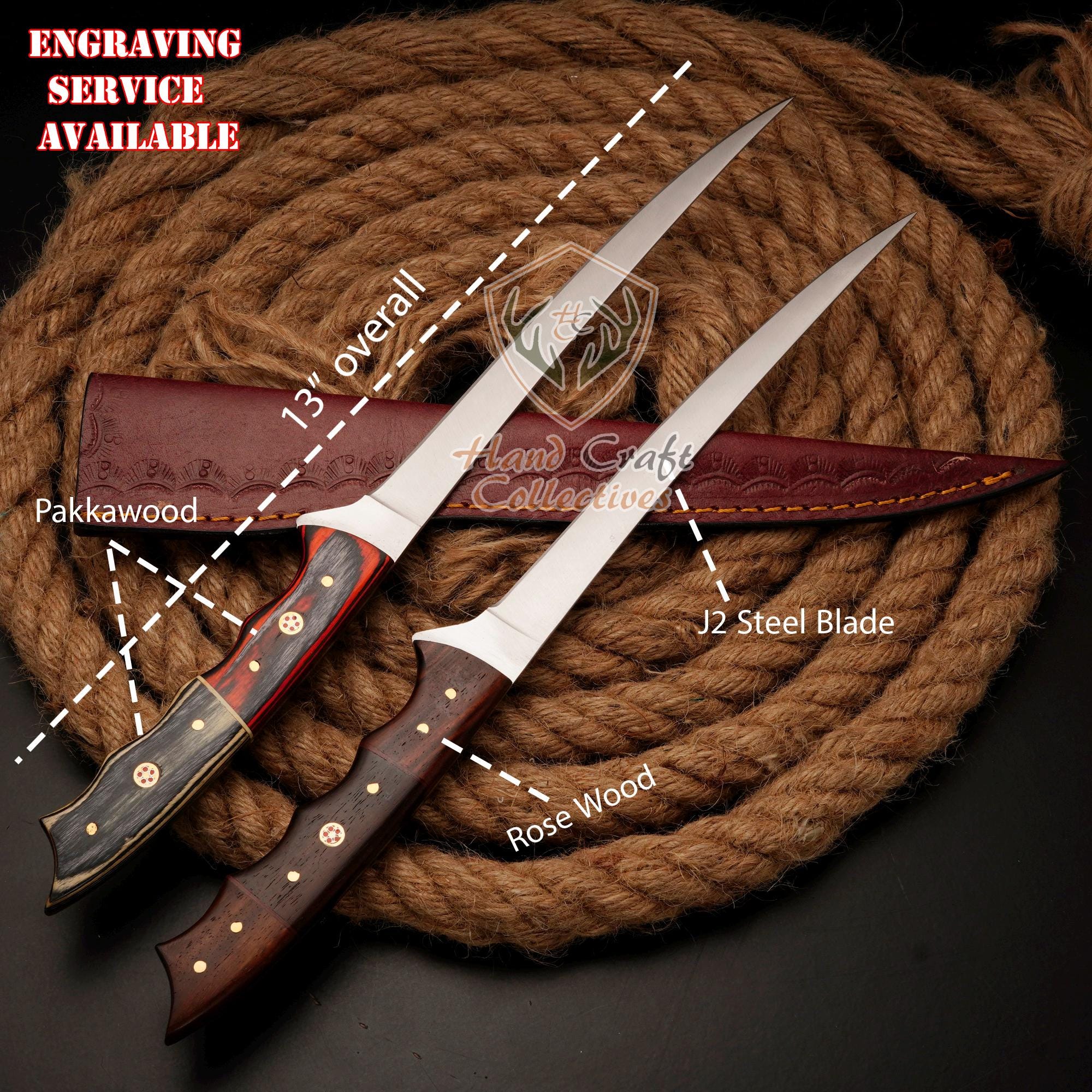 Fillet Knife Handmade Stainless Steel Fishing Knife Best Gift for ...