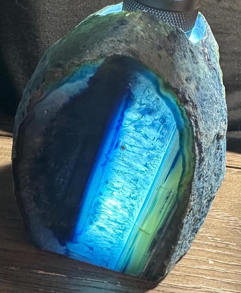 Agate Candle Holder - Etsy