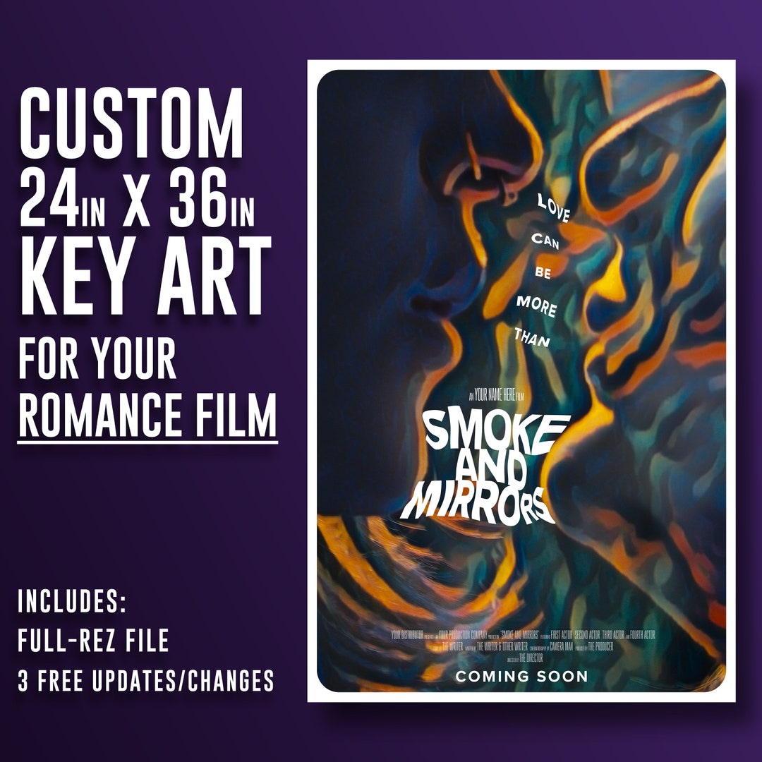 Custom Romance Key Art/poster for Your Film 24 In. X 36 In. - Etsy