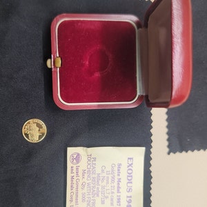 1947-1987 Israel Exodus Gold Coin Limited Mintage! - Etsy