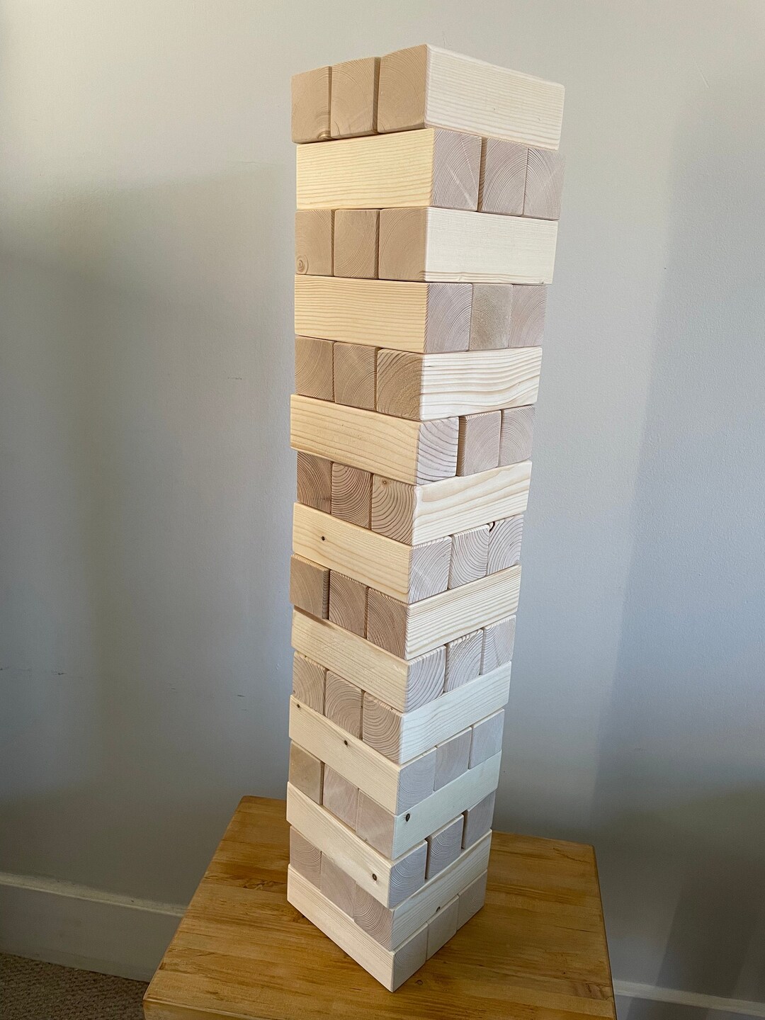 Homemade Giant Jenga Wooden Game - Etsy