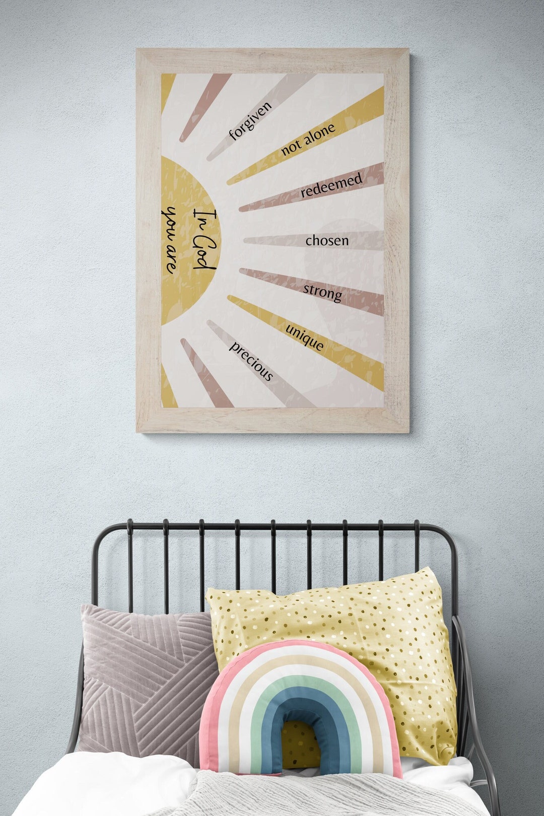 Encouraging Wall Decor for Girls, Uplifting Christian Decor, Girls ...