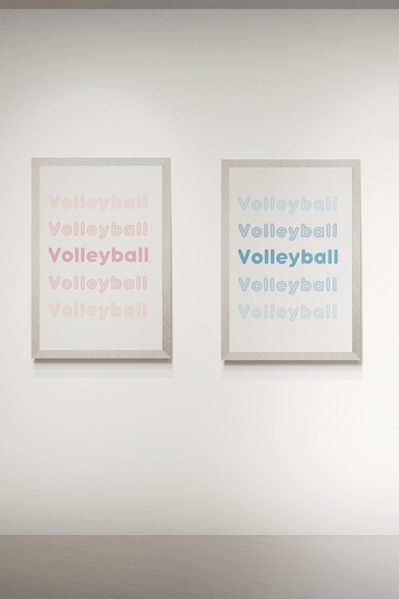 Volleyball Room Decor, Teen Girl Room Decor, Girls Wall Hanging, Pink ...