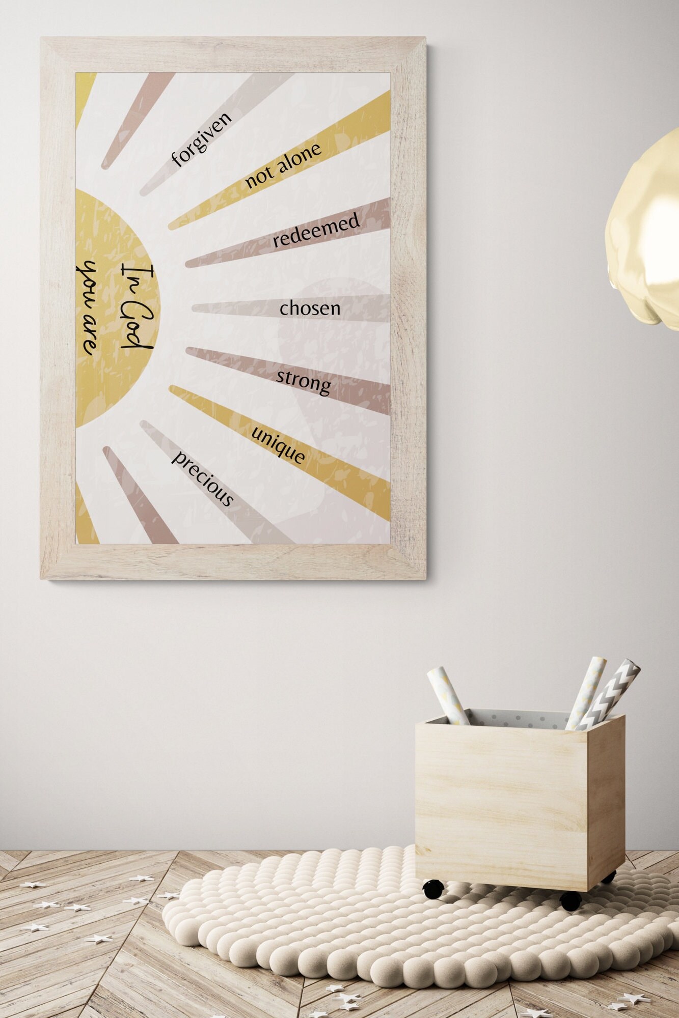 Encouraging Wall Decor for Girls, Uplifting Christian Decor, Girls ...