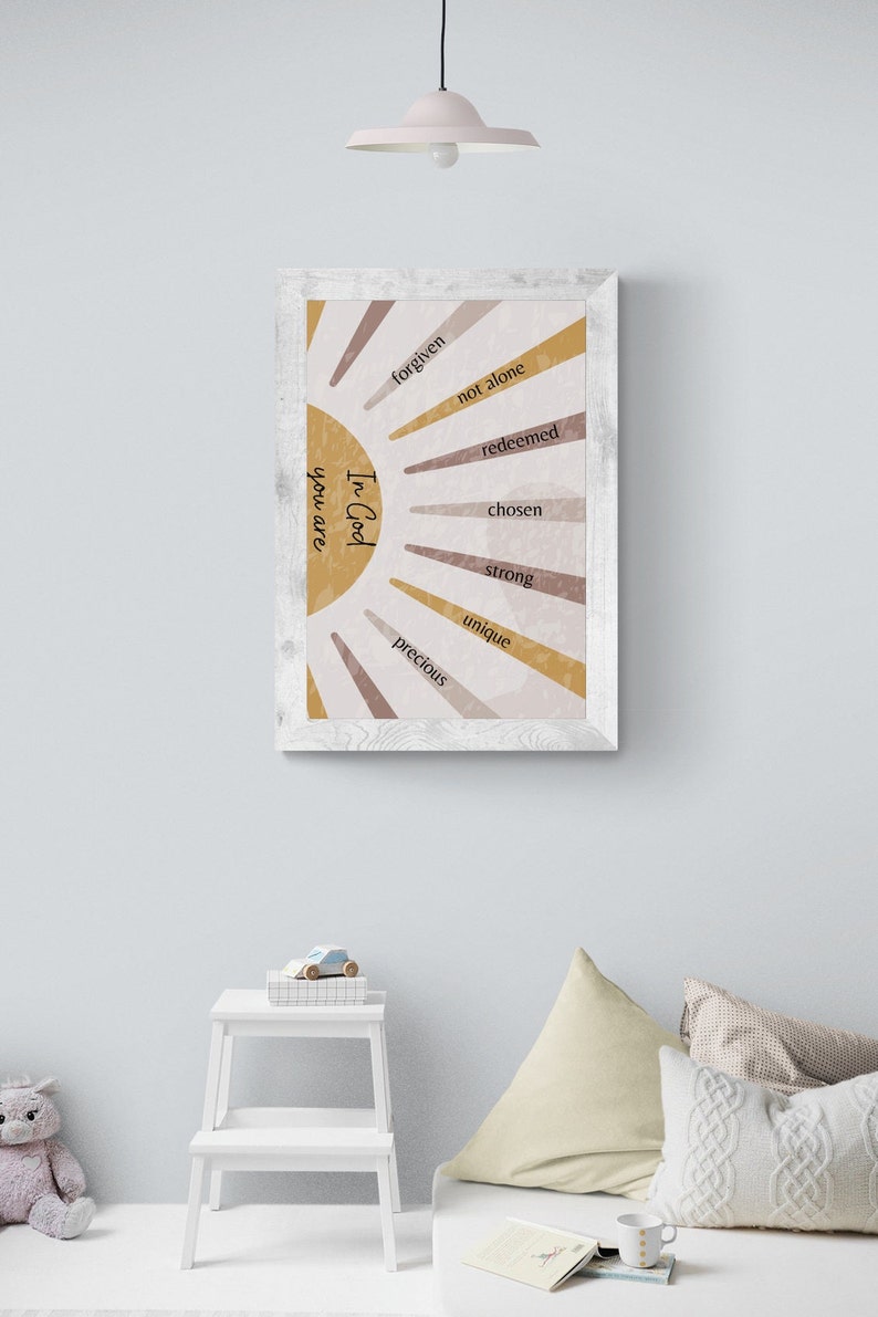 Encouraging Wall Decor for Girls, Uplifting Christian Decor, Girls ...