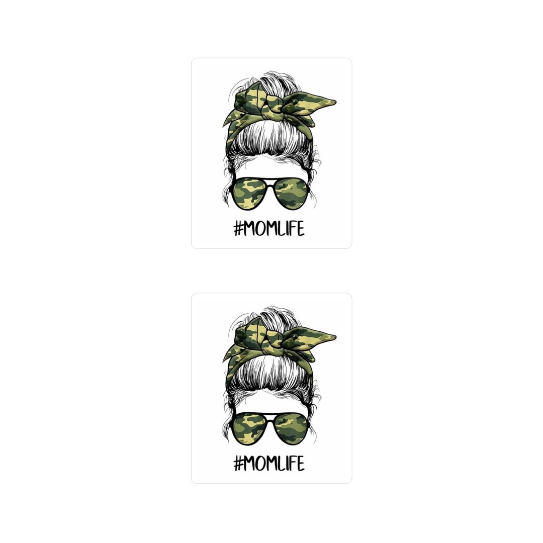 Mom Life Camo Kiss-cut Vinyl Decals 4 Sizes 3x4 - Etsy
