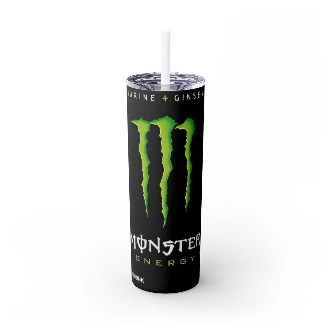 Monster Energy Drink Hot or Cold Skinny Stainless Tumbler With - Etsy