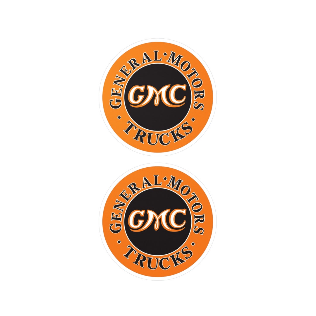 Set of 3 GMC Retro Logo Kiss-cut Vinyl Decals 4 Sizes - Etsy