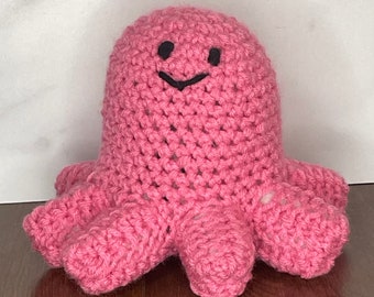 Pink Octopus Amigurumi Plush - Etsy