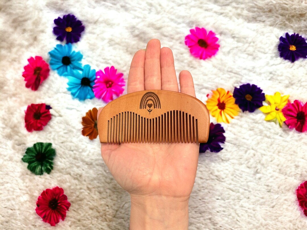 Rainbow Birthing Comb, Acupressure and Labour Comb, Eco Anti Anxiety ...