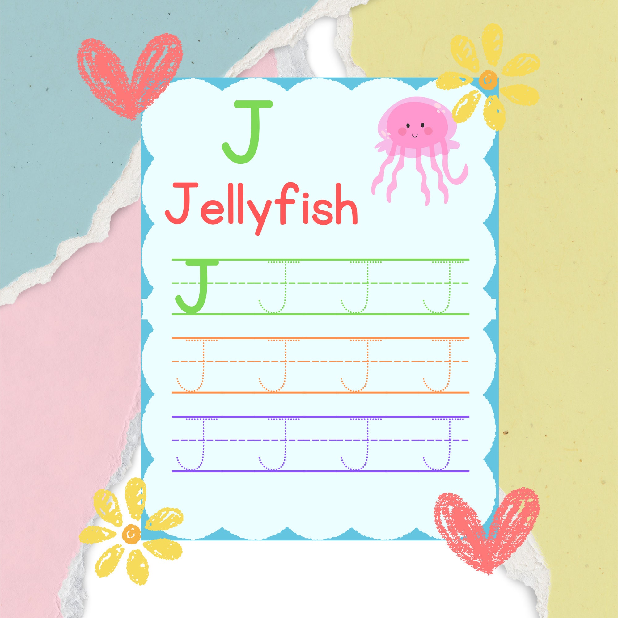 ABC Learn to Write, Preschool Learning, Kids Learning Activity ...