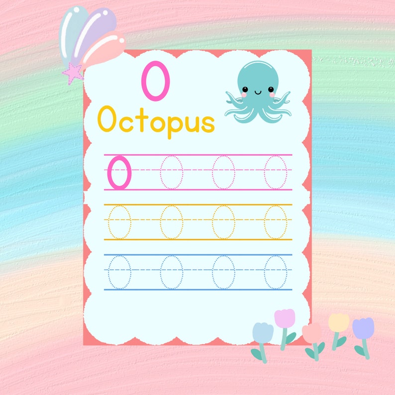 ABC Learn to Write, Preschool Learning, Kids Learning Activity ...