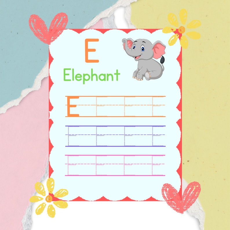 ABC Learn to Write, Preschool Learning, Kids Learning Activity ...
