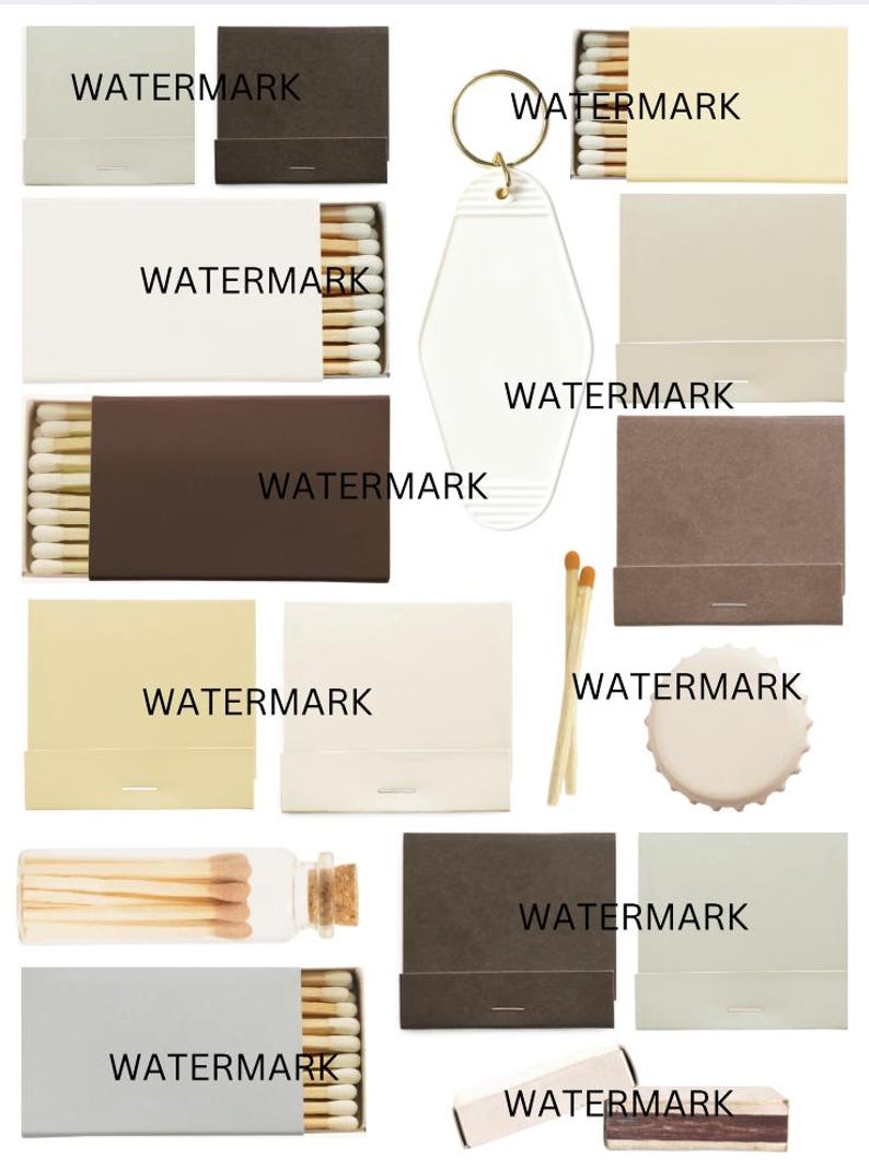 Custom Matchbook / Matchbox Template (download) - Etsy